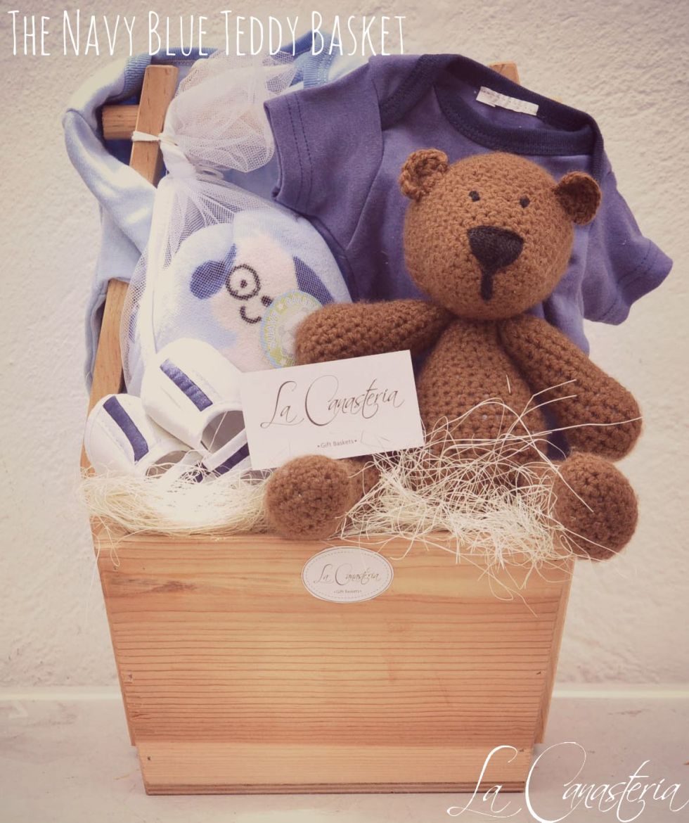 The Navy Blue Teddy Basket – Blog La Canasteria